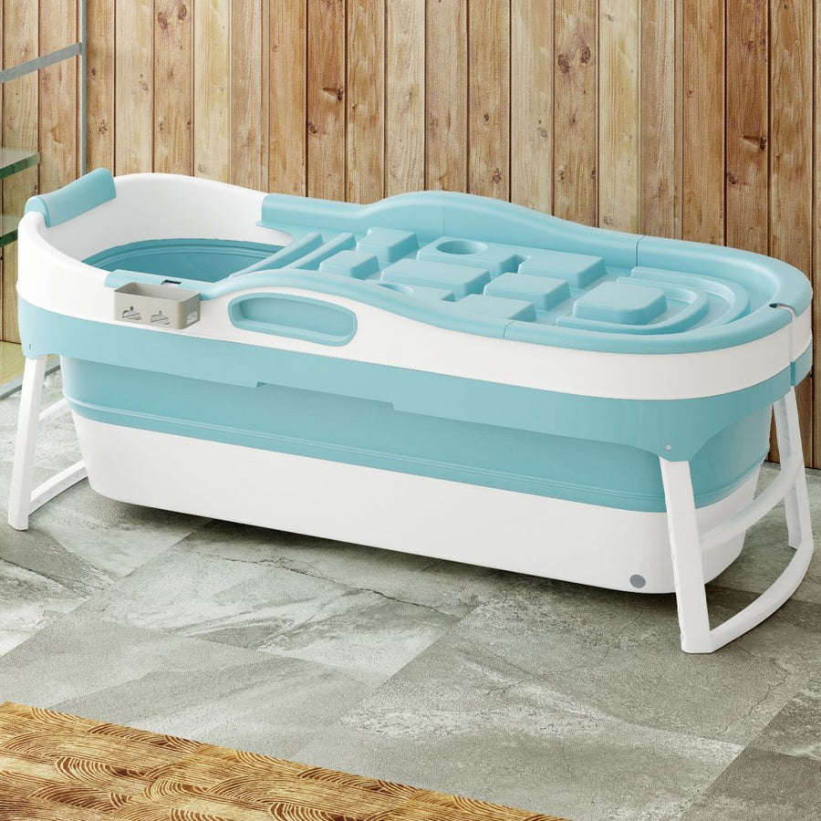 Mjkone Portable Folding Bathtub for Adults