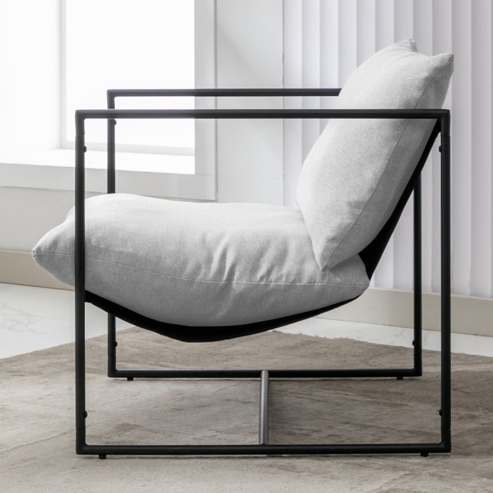 Mjkone Modern Sling Accent Chair for Living Room