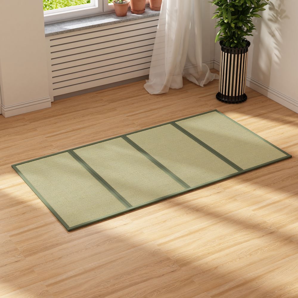 Mjkone Foldable Tatami Bed Mats Japanese Sleeping Floor Mattress