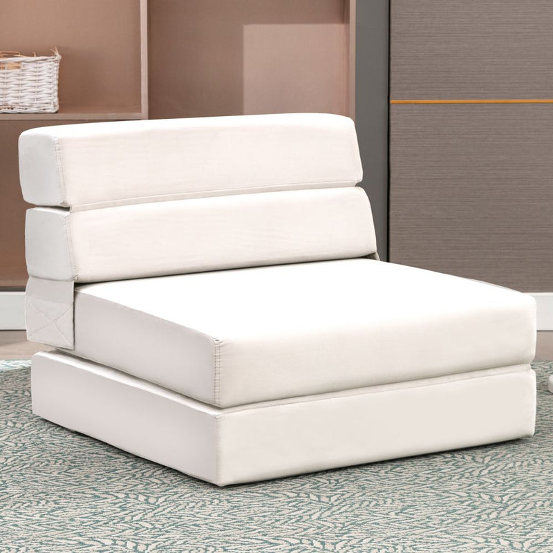 Mjkone Folding Futon Sofa Bed Pull Out Sleeper Sofa Floor Mattress